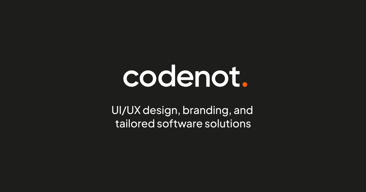 Tarkvaraarendus, IT-projektid, UX/UI disain | Codenot
